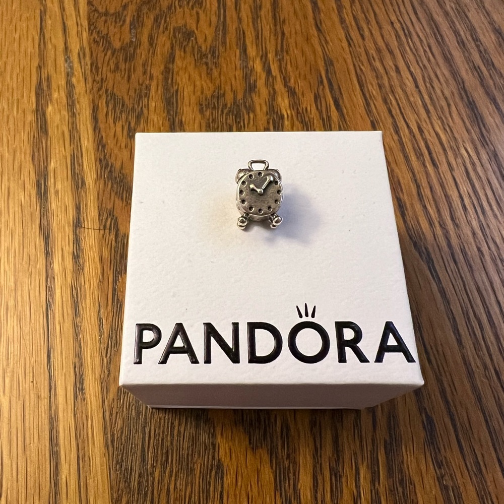Pandora Clock Charm Discontinued - Gem